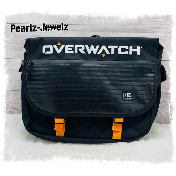 Loungefly | Bags | Loungefly X Overwatch Logo Crossbody Black Messenger ...